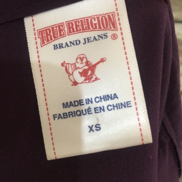 True Religion | Tops | True Religion Plum Button Down With Pearl Snaps ...
